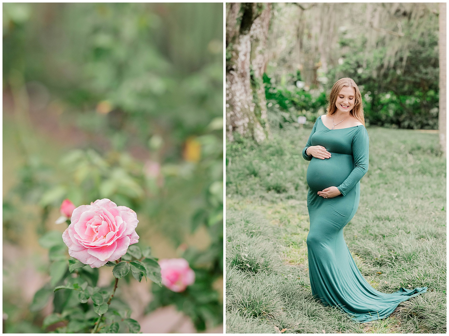 A Love-Filled Winter Washington Oaks Gardens Maternity Session