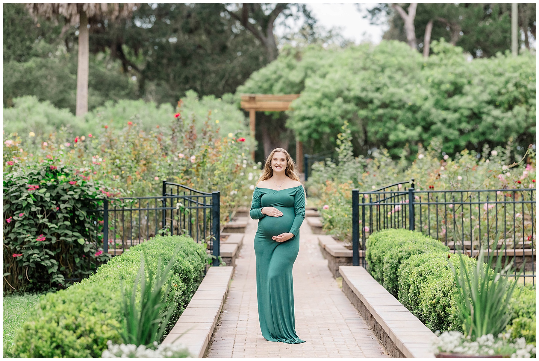 A Love-Filled Winter Washington Oaks Gardens Maternity Session